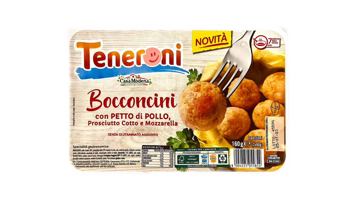 Nuovi Bocconcini e Tortino di patate a marchio Teneroni di Casa Modena ...